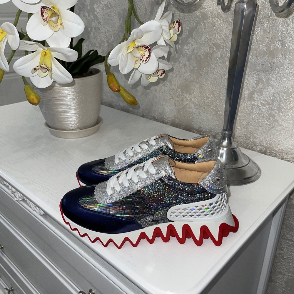 Christian Louboutin Loubishark Multi Color Sneakers S… - Gem